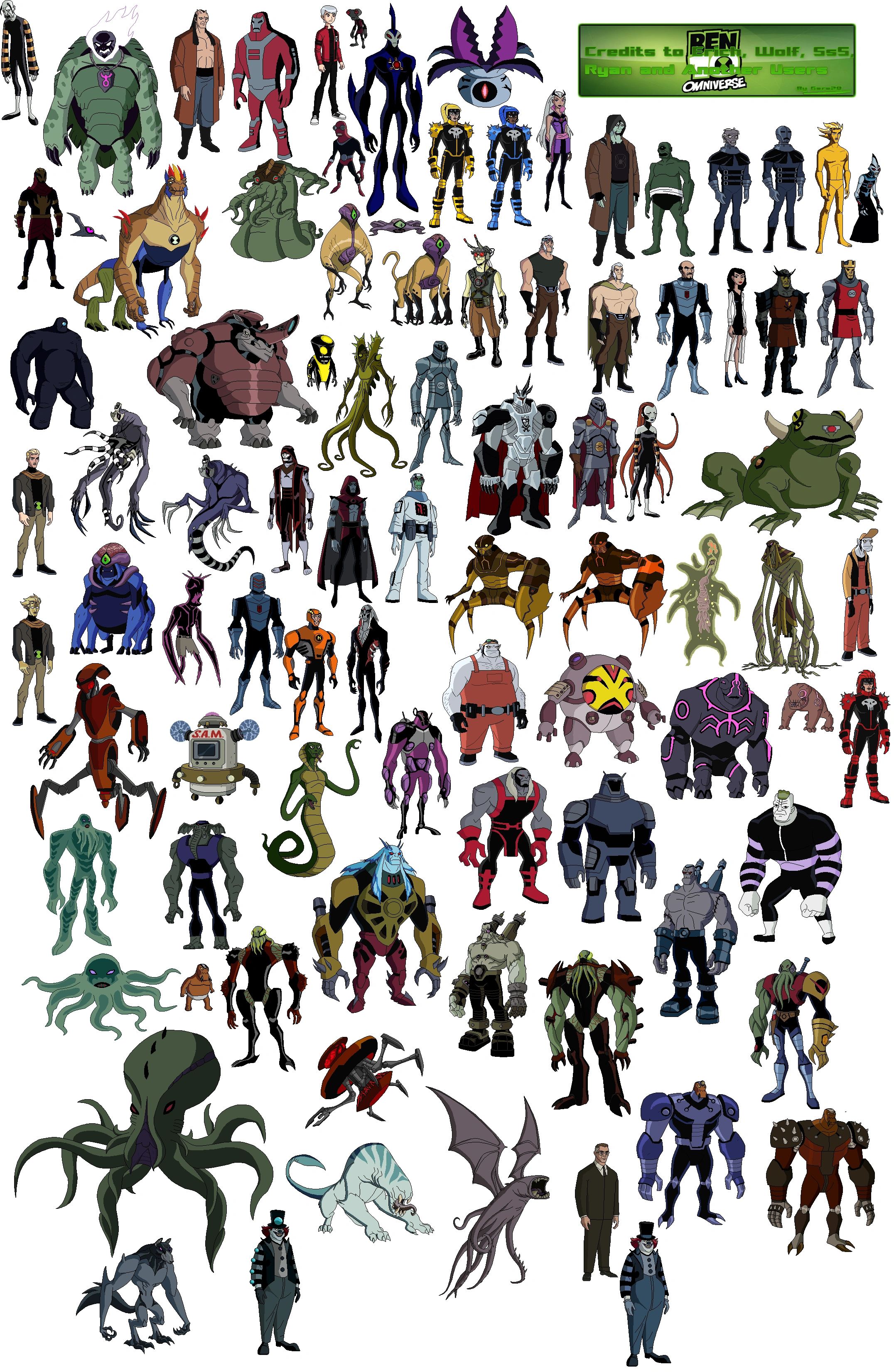 Imagen All Villains png Comunidad Ben 10 Fanon Wiki