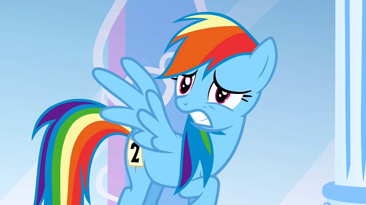 Mlp Rainbow Dash Scared