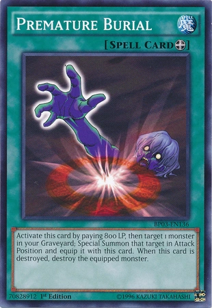 Premature Burial - Yu-Gi-Oh!