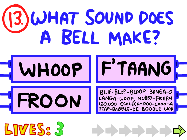 Question 13 (The Impossible Quiz) - The Impossible Quiz Wiki Question 13 (The Impossible Quiz) - The Impossible Quiz Wiki