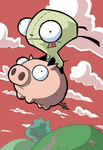 Invader Zim Gir Piggy Wallpaper Gir from Invader Zim images Gir and his ...