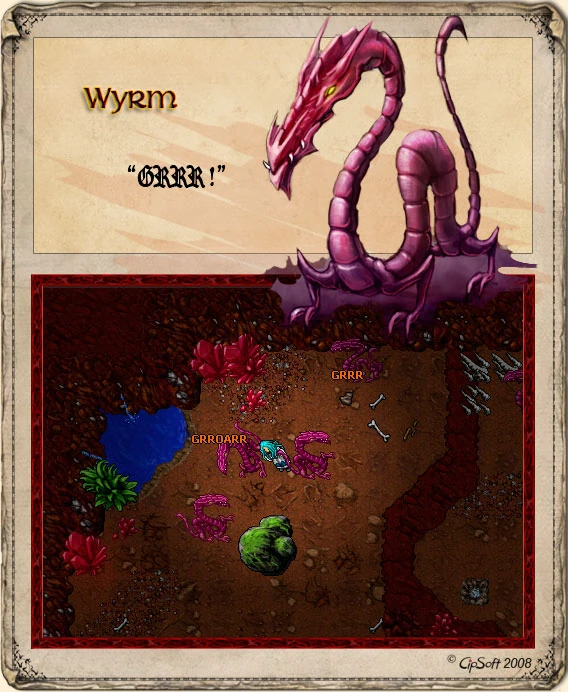Wyrm - TibiaWiki - Quests, Items, Spells, and more