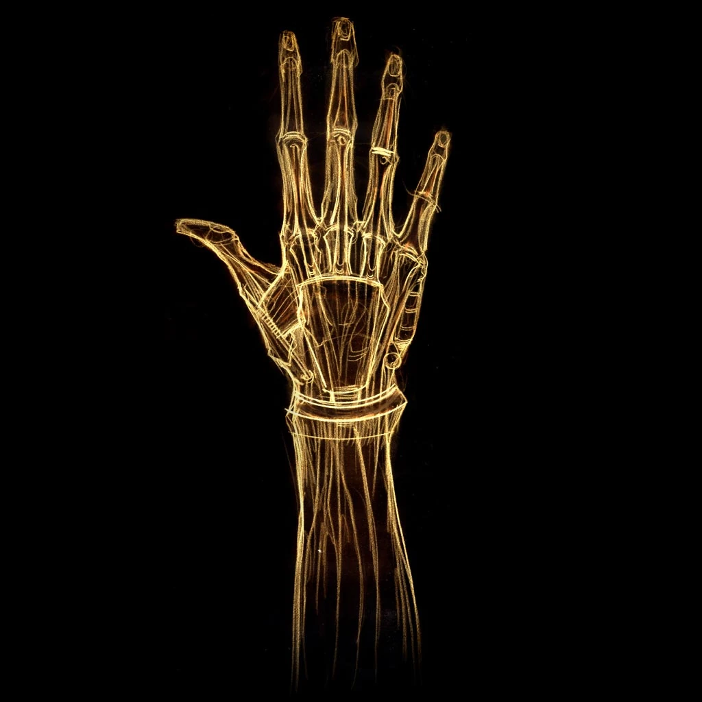 X Ray Hand Drawing