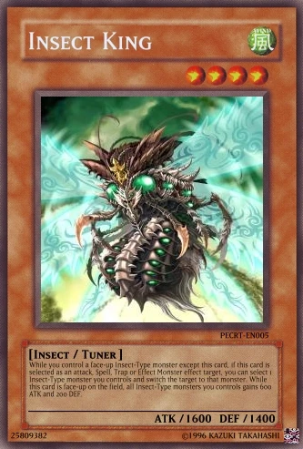 Insect King (Tuner) - Yu-Gi-Oh Card Maker Wiki - Cards, decks, booster ...