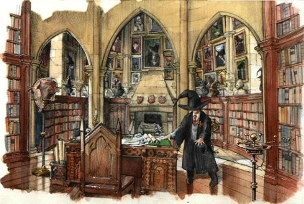 Image - Headmaster's office (Concept Artwork) 01.JPG - Harry Potter Wiki