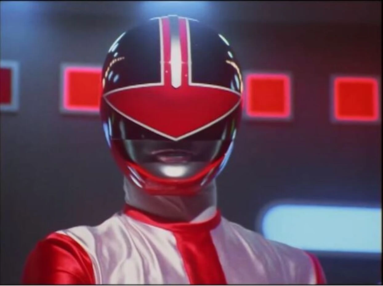 Pink Power Rangers Time Force Red