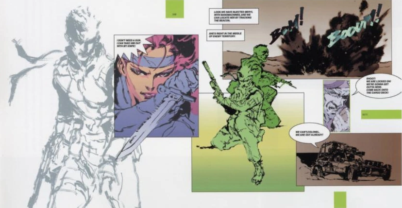 Cool simple design evolutions of Big Boss and Snake : r/metalgearsolid