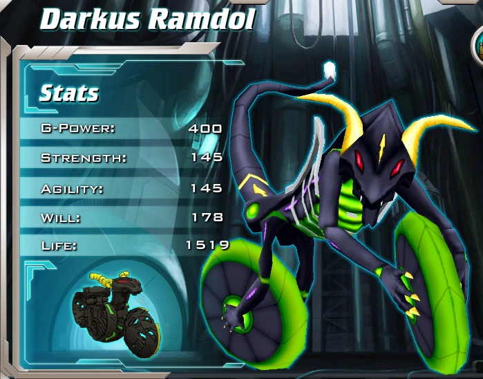 Image Darkus Ramdol Bdpng Bakugan Wiki Characters