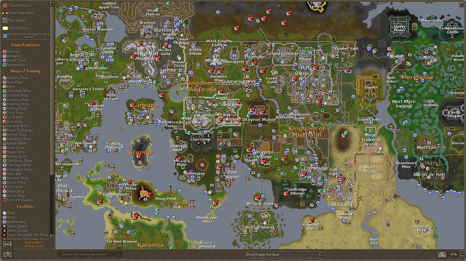 Image - World map view.png - The RuneScape Wiki