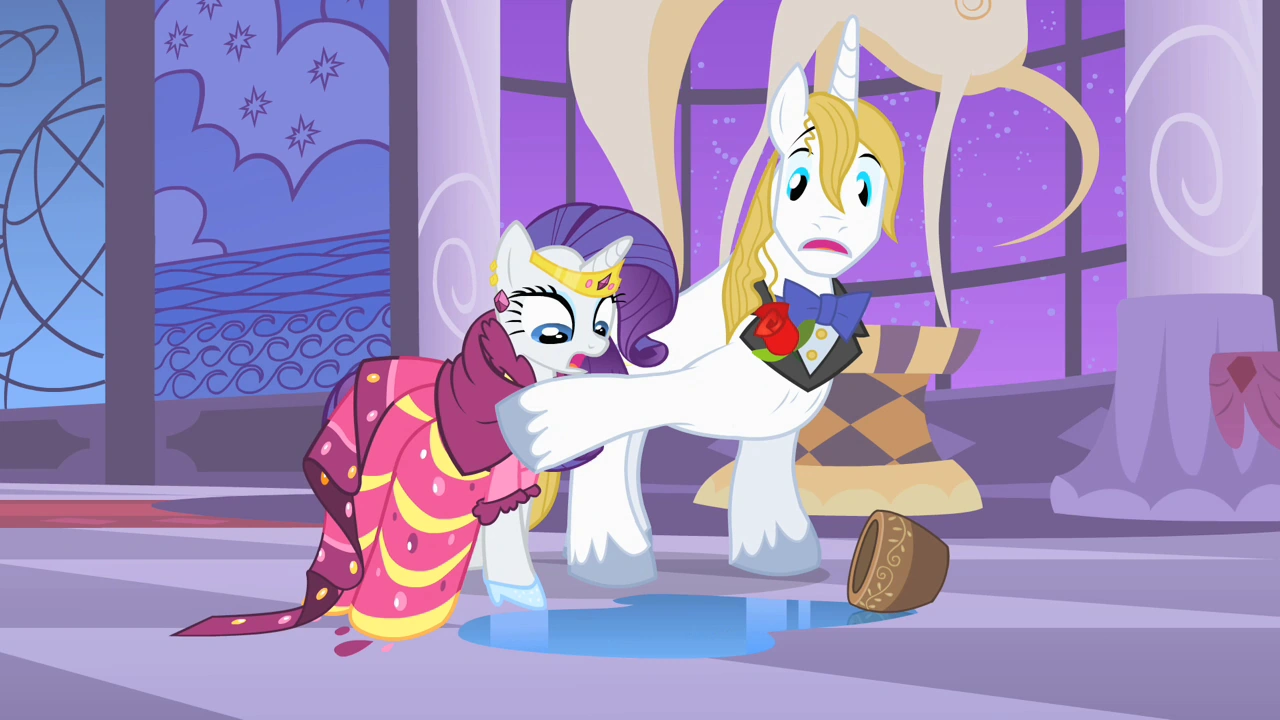 Image - Prince Blueblood stopping Rarity S1E26.png - My Little Pony ...