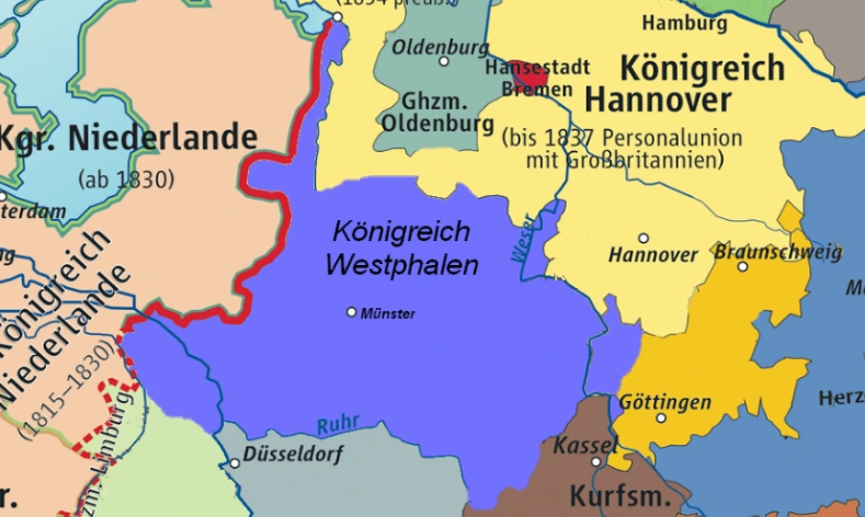 Reino de Westfalia (RRP) - Historia Alternativa