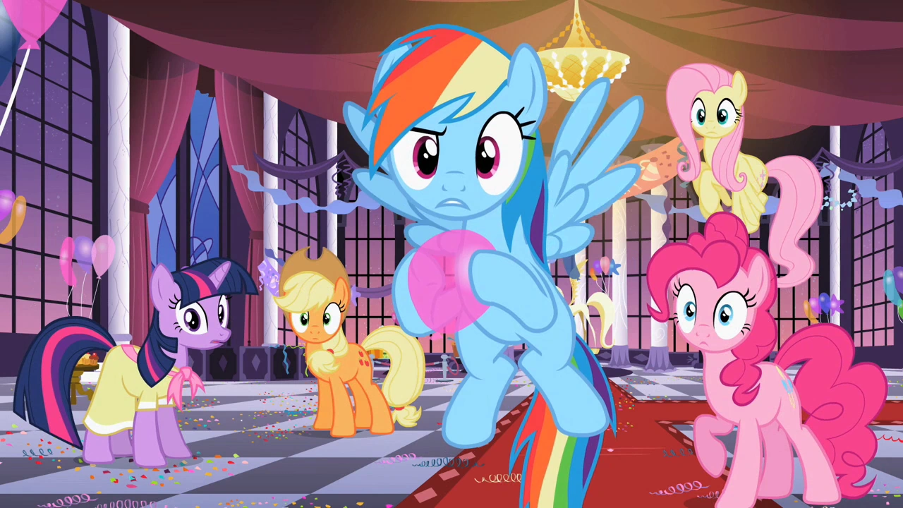 Image - The group staring at Rarity S2E09.png - My Little Pony ...