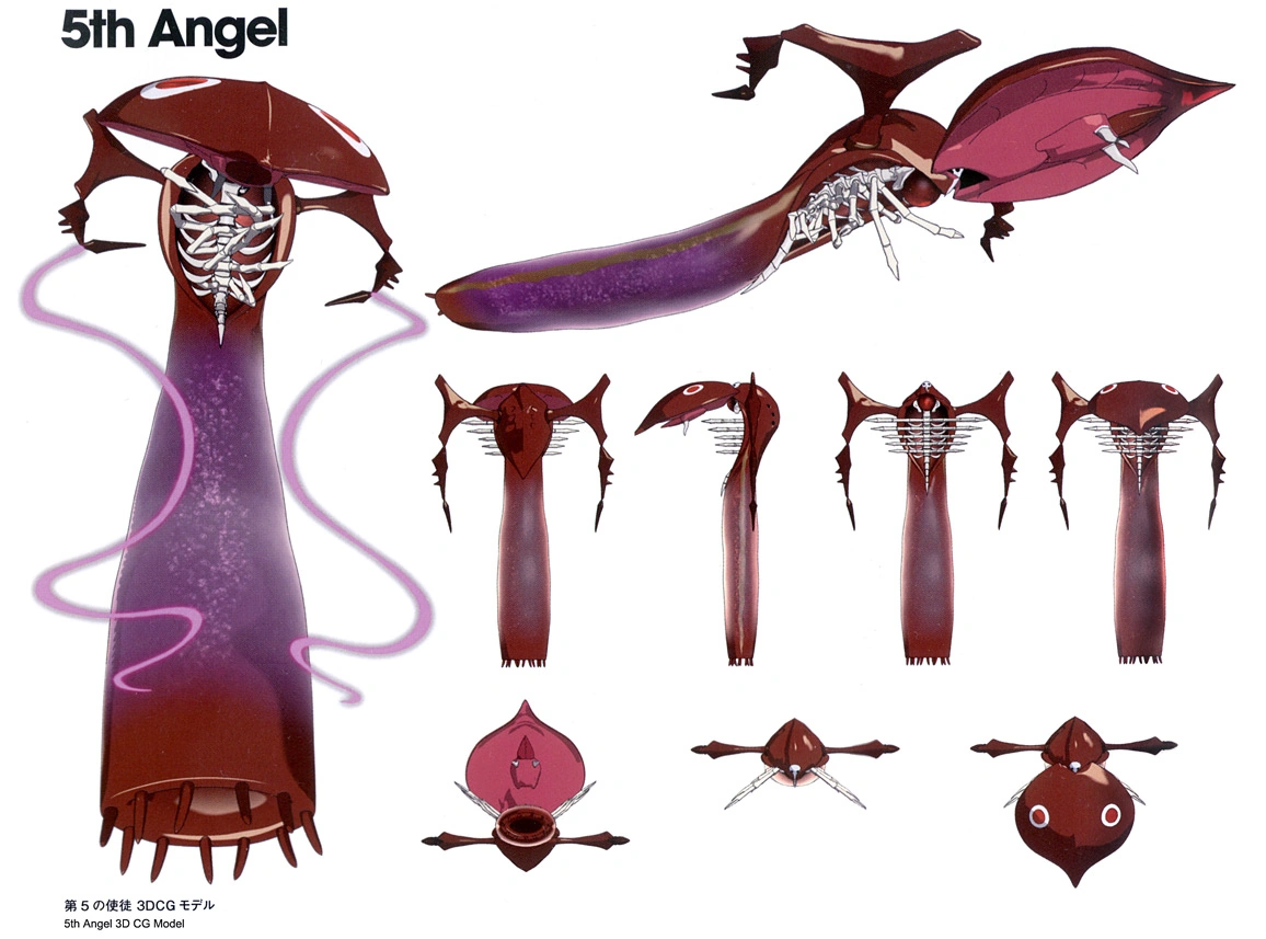 Image - 5th Angel 3D CG model (Rebuild).png - Neon Genesis Evangelion Wiki