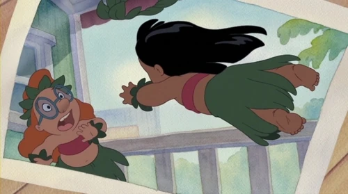 Image - Lilo and murtle fight .jpg - Lilo and Stitch Wiki
