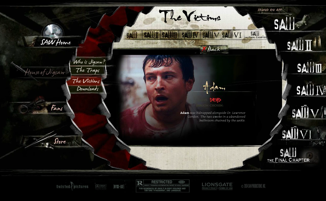 Talk:Adam Stanheight - Saw Movies