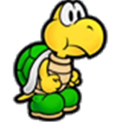 Super Paper Mario Koopa Troopa