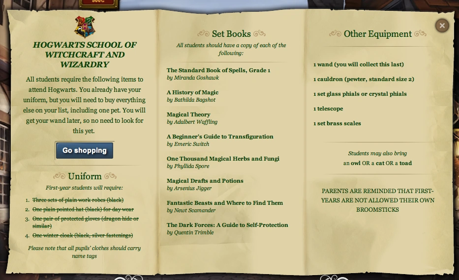 Harry Goes Shopping - Pottermore Wiki