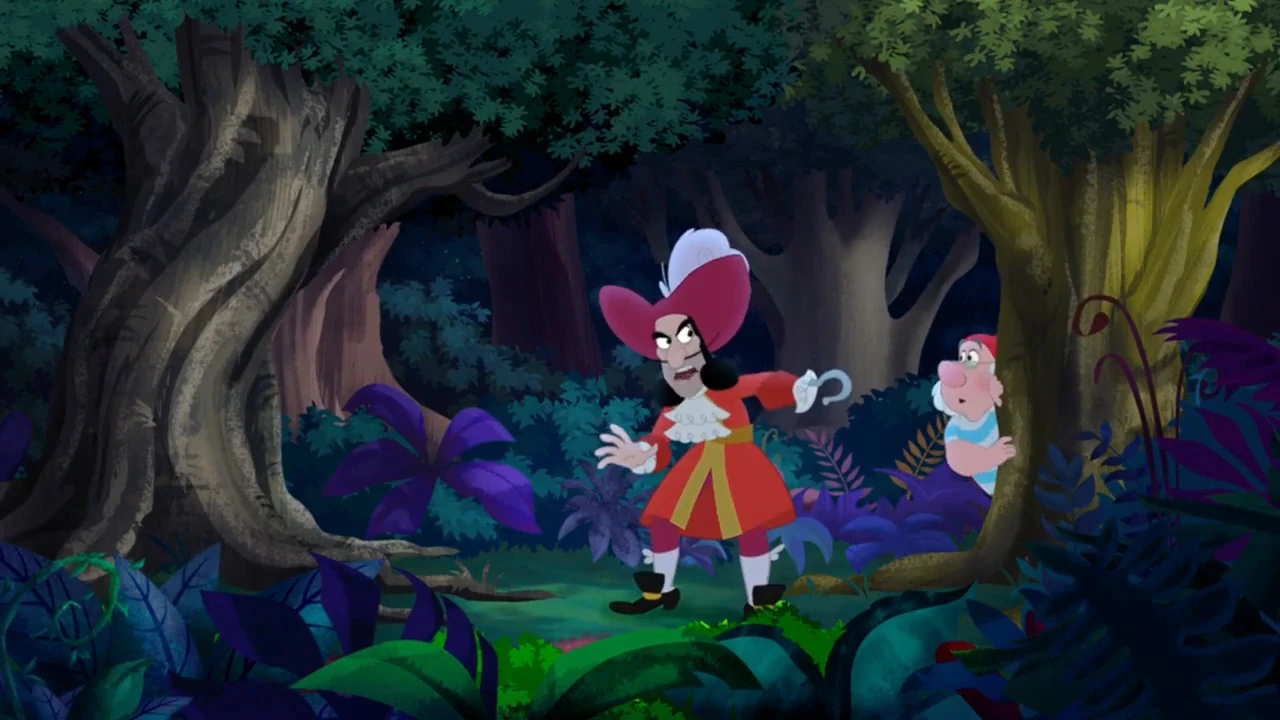 Image - Captain Hook and Mr. Smee in the jungle.JPG - Jake and the ...
