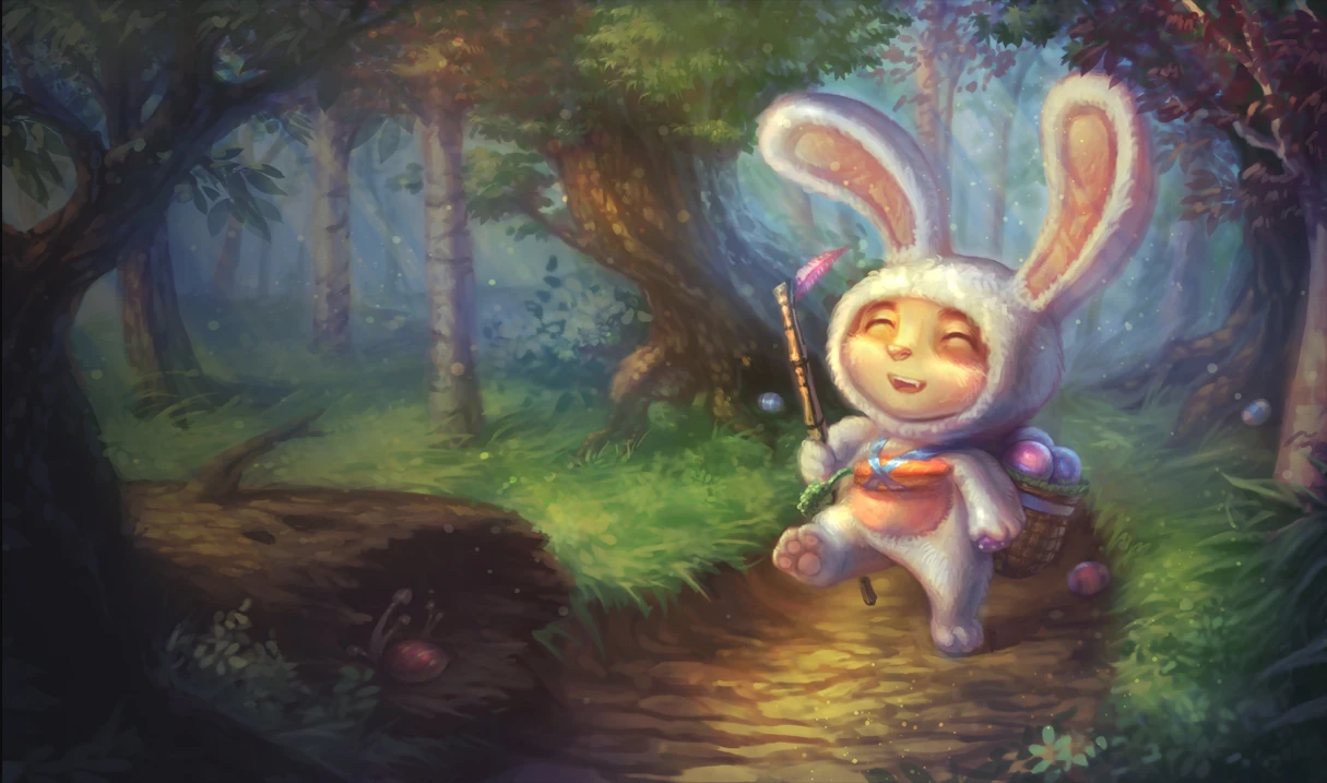 Cottontail Teemo...Probably one of my all time favorite skins on LoL ...