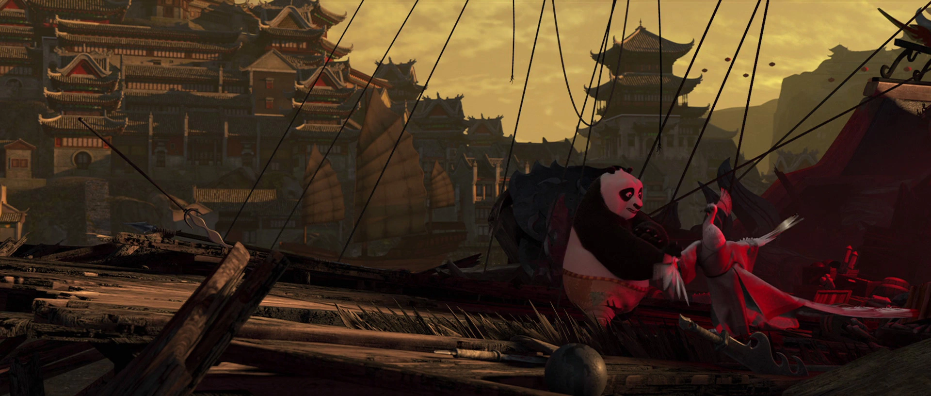 Battle between Po and Shen | Kung Fu Panda Wiki, the online ...