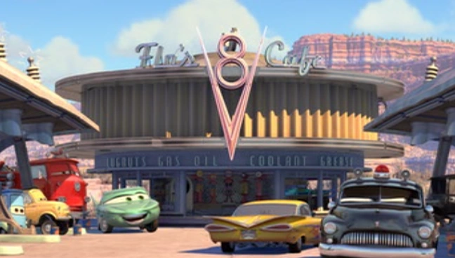 Flo's V8 Cafe - Disney Wiki