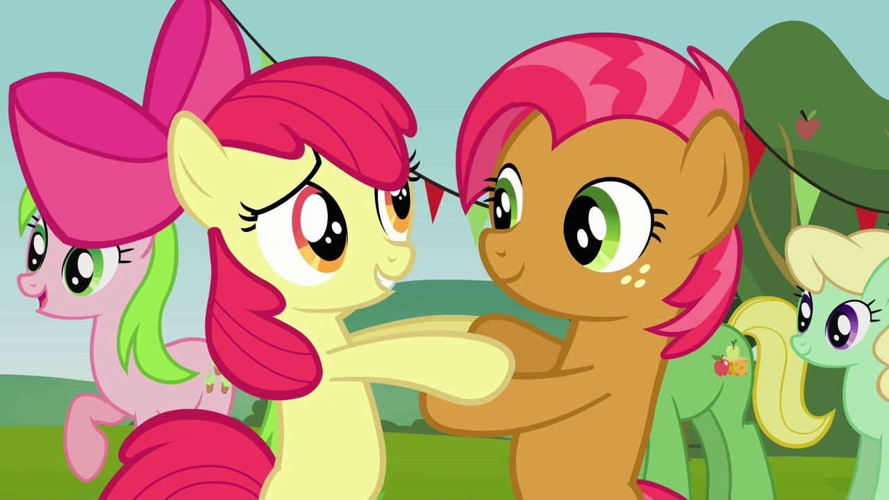 #863597 - safe, screencap, character:apple bloom, character:babs seed ...