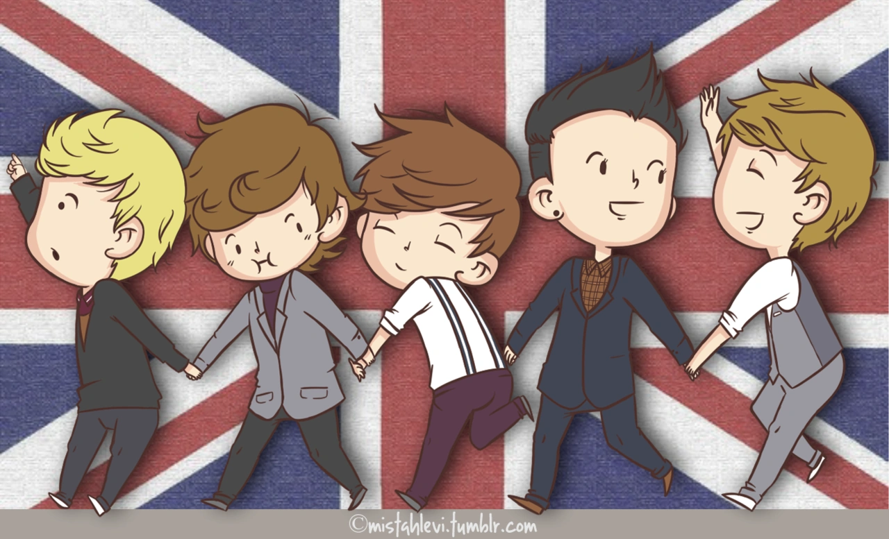 One Direction Cartoon Drawing