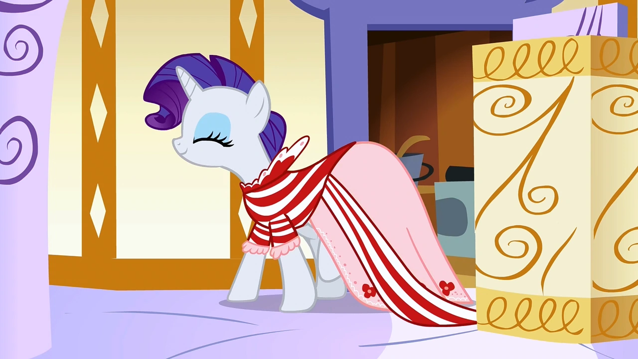 Image - Rarity in a dress made by her S1E20.png - My Little Pony ...