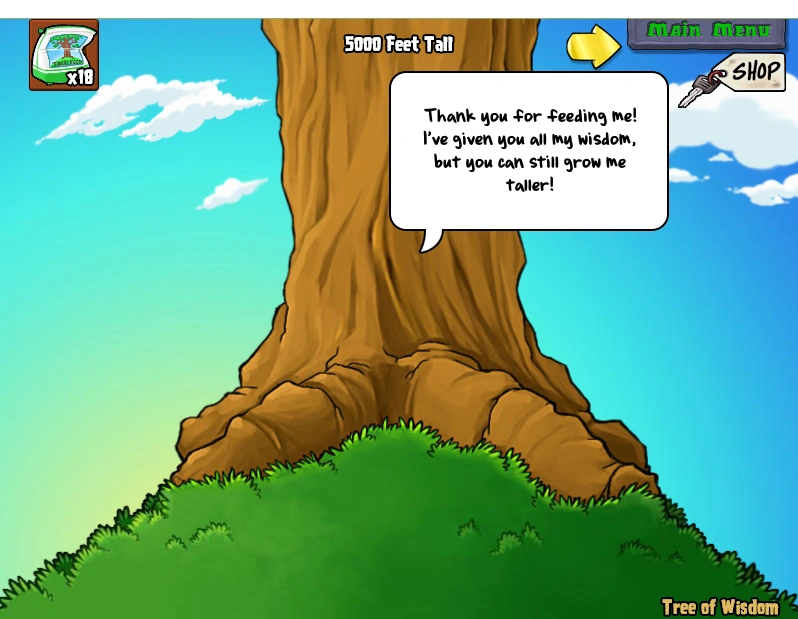 Image - 5000 feet tall tree of wisdom.PNG - Plants vs. Zombies Wiki ...
