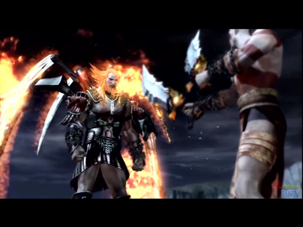 File:Ares vs kratos.png - God Of War Wiki
