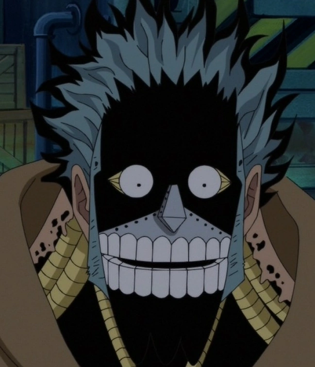 Franky's burned face