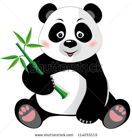 Oso panda cartoon - Imagui
