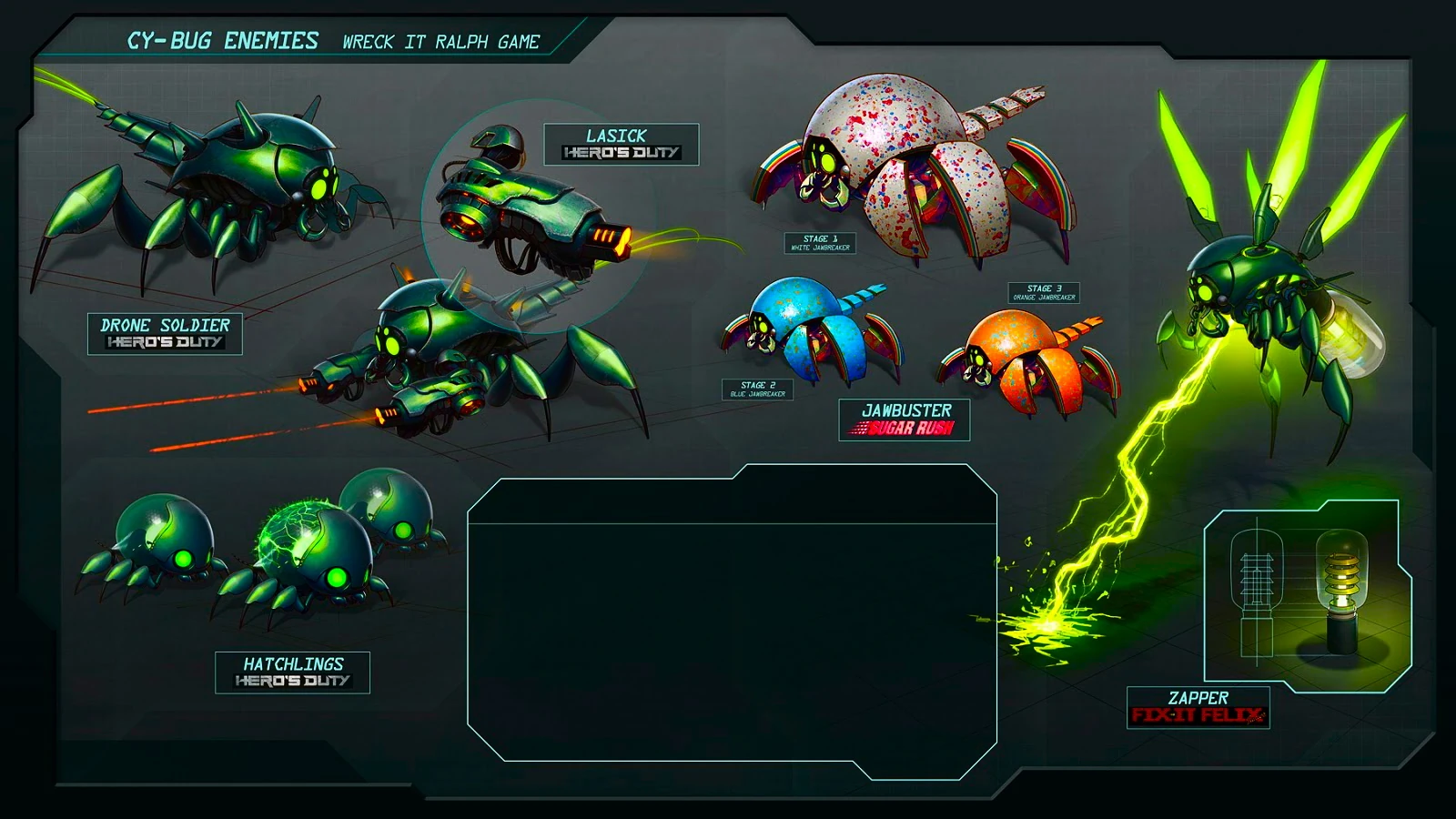 Image - Cy-bugEnemies.jpg - Wreck-It Ralph Wiki