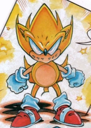 Fleetway Super Sonic - Sonic Wiki