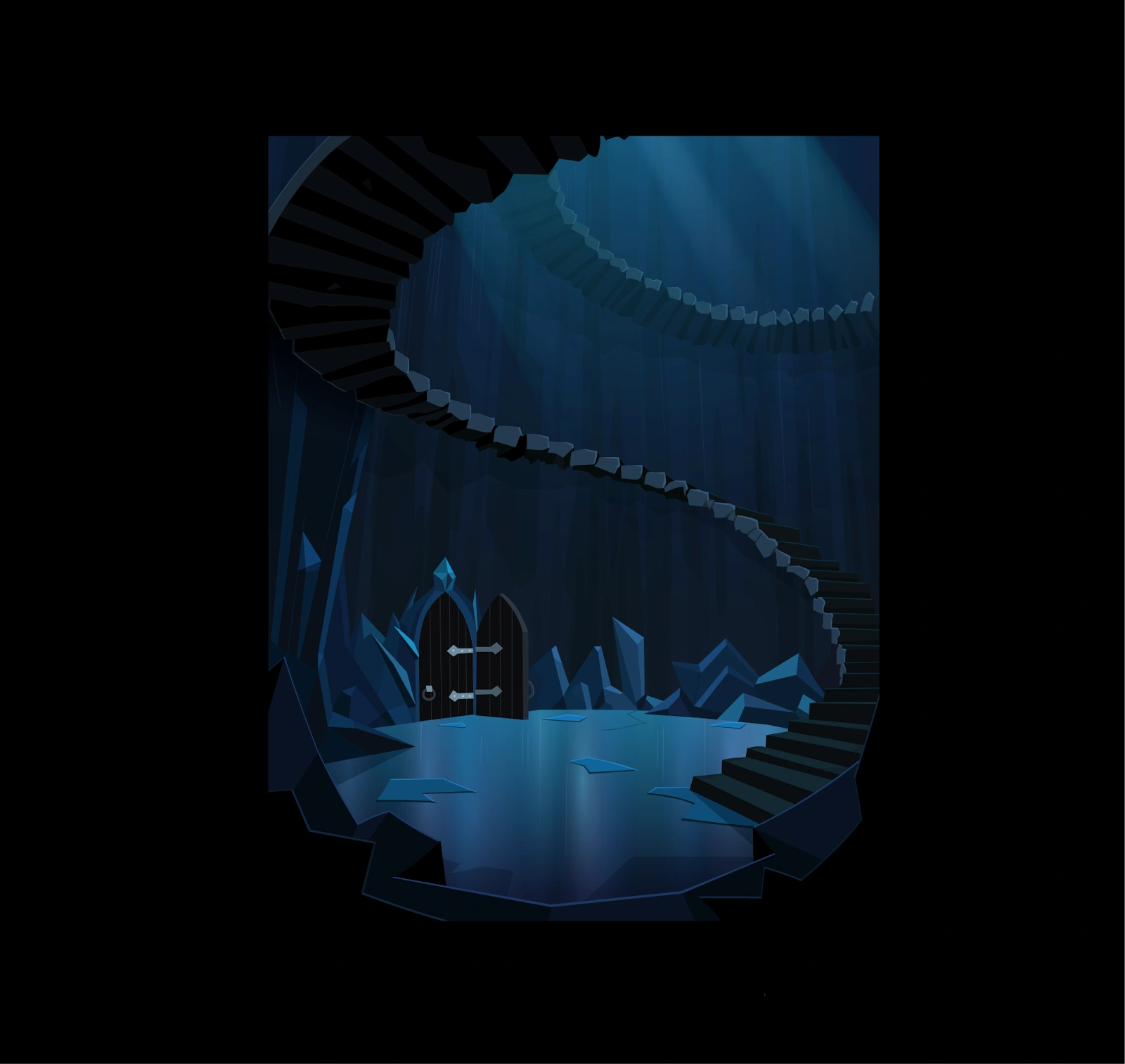 Image - The Crystal empire stairs backround.png - My Little Pony ...