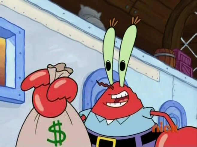 Image - Mr Krabs And Money.png - Encyclopedia SpongeBobia - The ...
