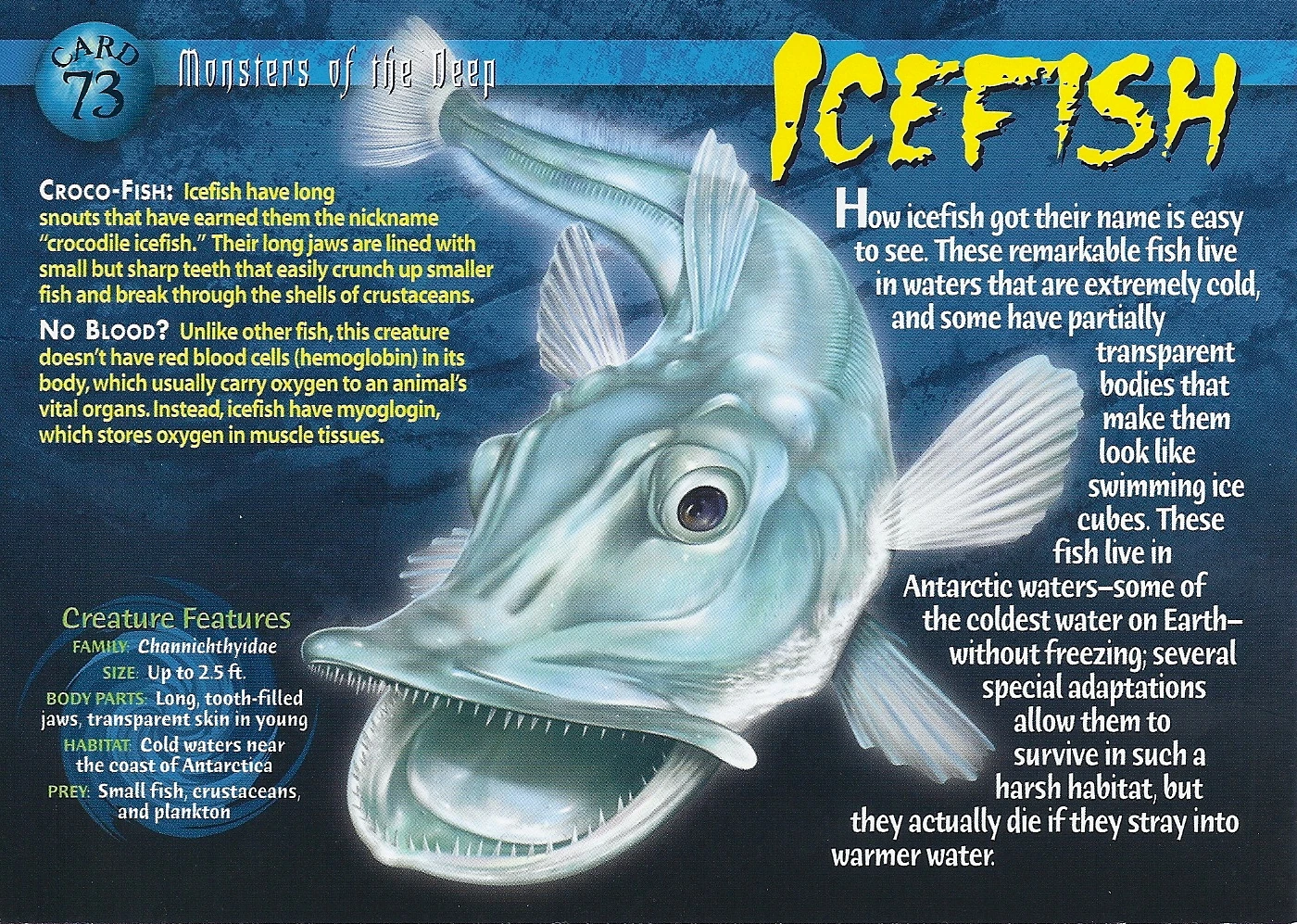 Icefish - Wierd N'wild Creatures Wiki