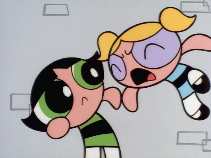 Image - Bubbles screaming at Buttercup.jpg - Powerpuff Girls Wiki - Wikia