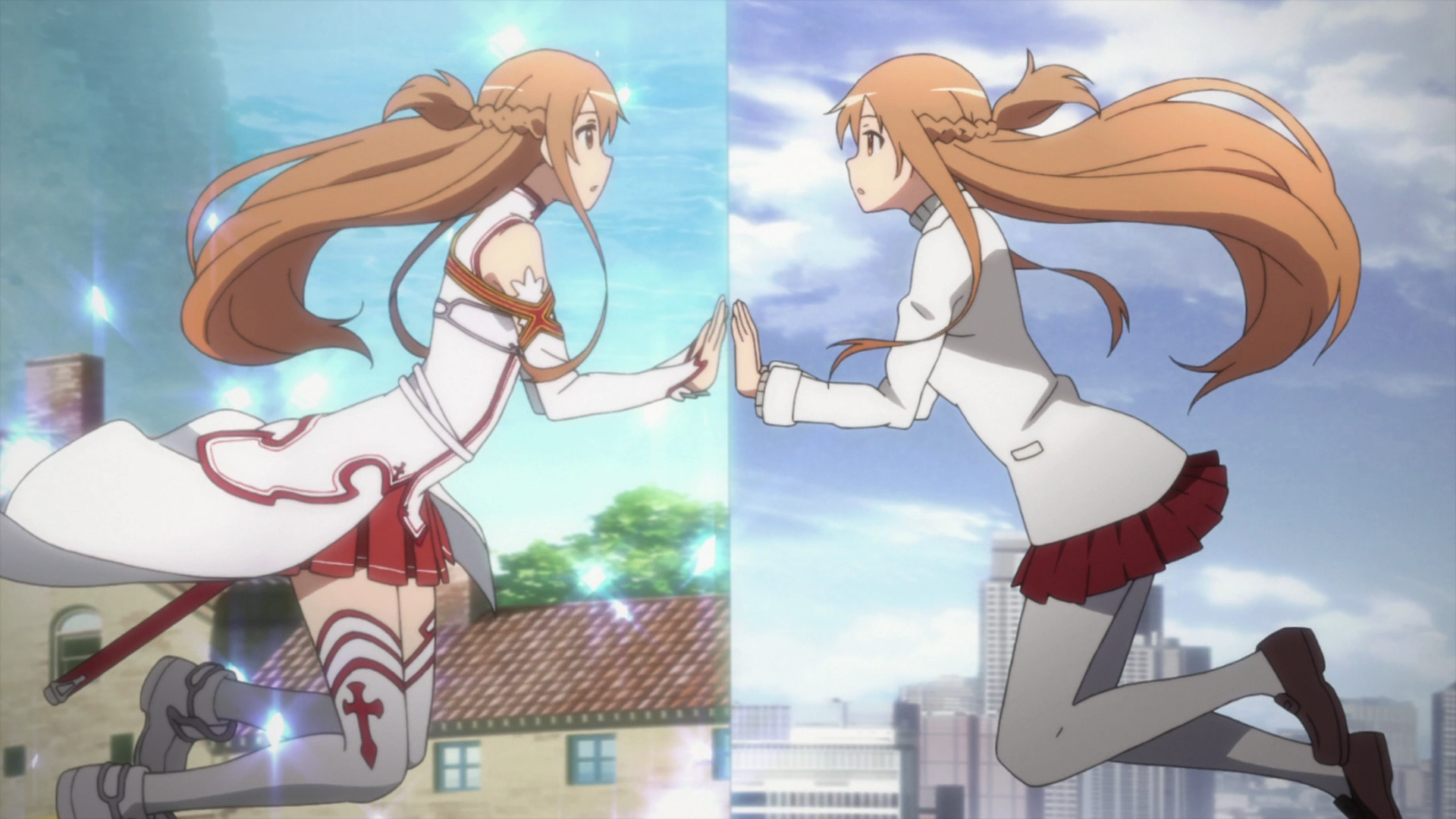 Image - Double Asuna in Opening.png - Sword Art Online Wiki