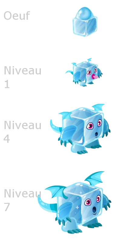 Ice Cube Dragon Dragon City