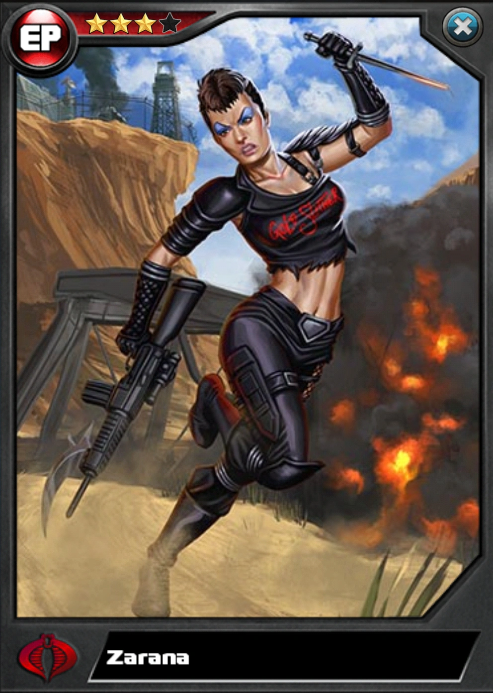 Zarana (Femme Fatale) EP3 - G.I. Joe: Battleground Wiki