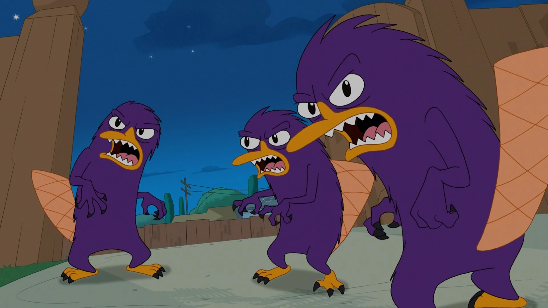 Image - Angry platypus clones growl.jpg - Phineas and Ferb Wiki - Wikia