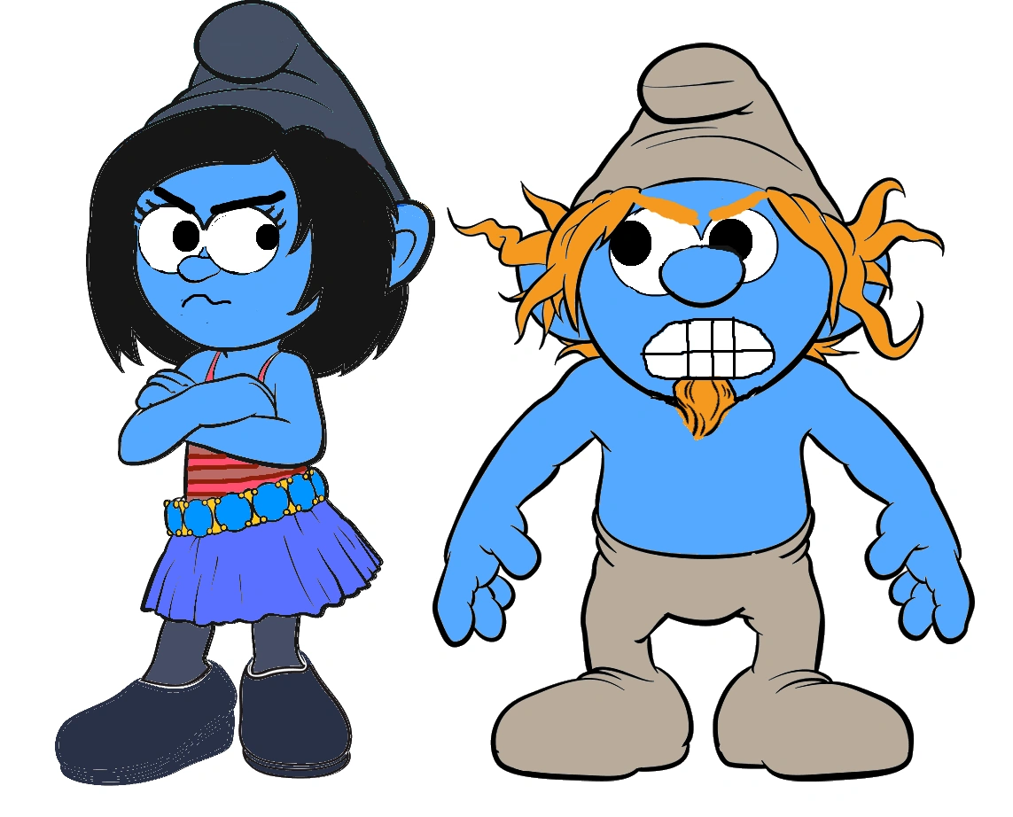 Image - Vexy & Hackus' Sibling Rivalry.png - Smurfs Fanon Wiki