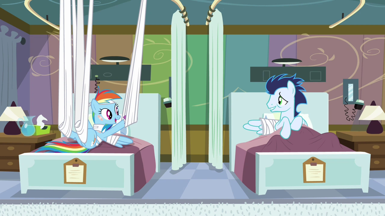 Mlp Soarin And Rainbow Dash