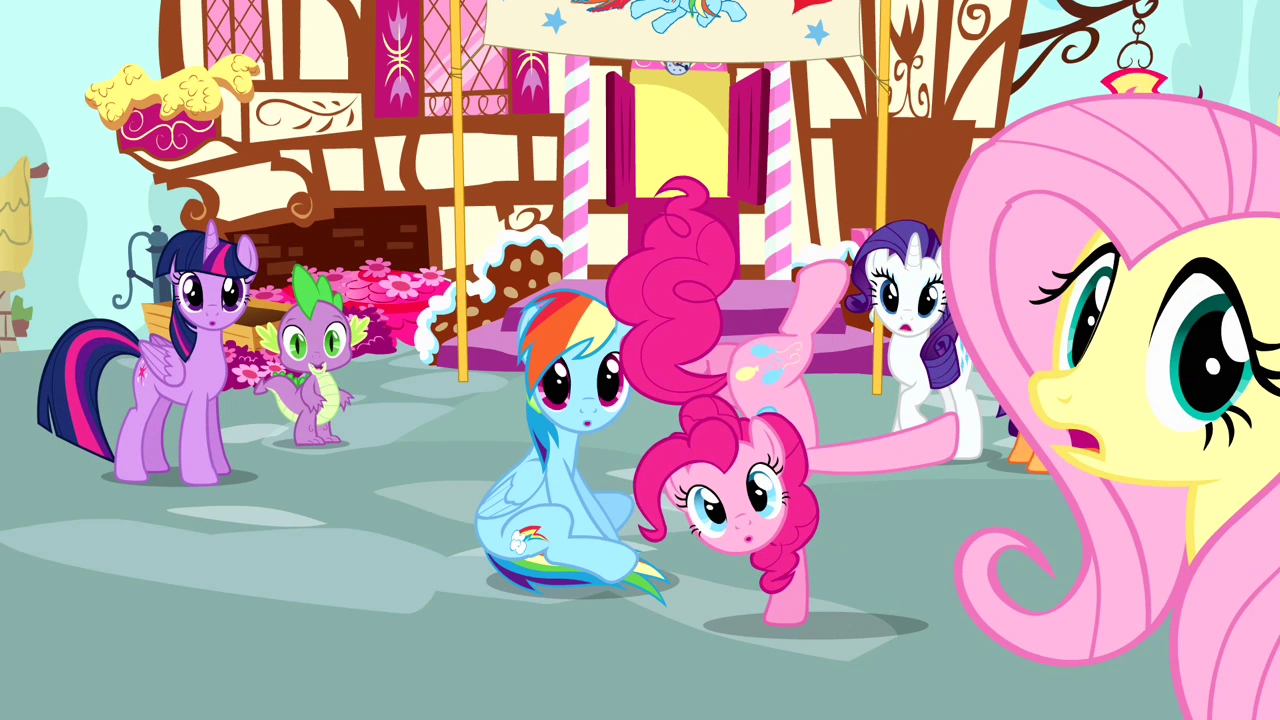 Image - Mane 6 notice Cheese Sandwich S4E12.png - My Little Pony ...