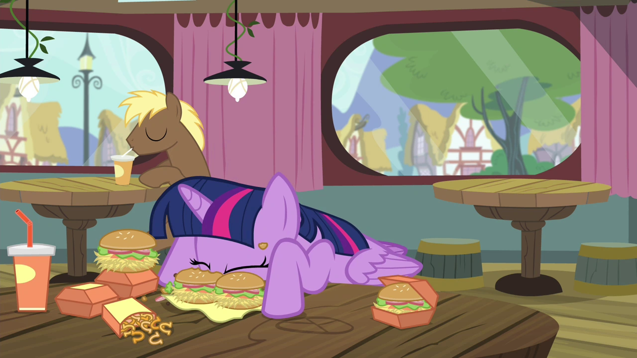 Image - Twilight eating messy S4E15.png - My Little Pony Friendship is ...