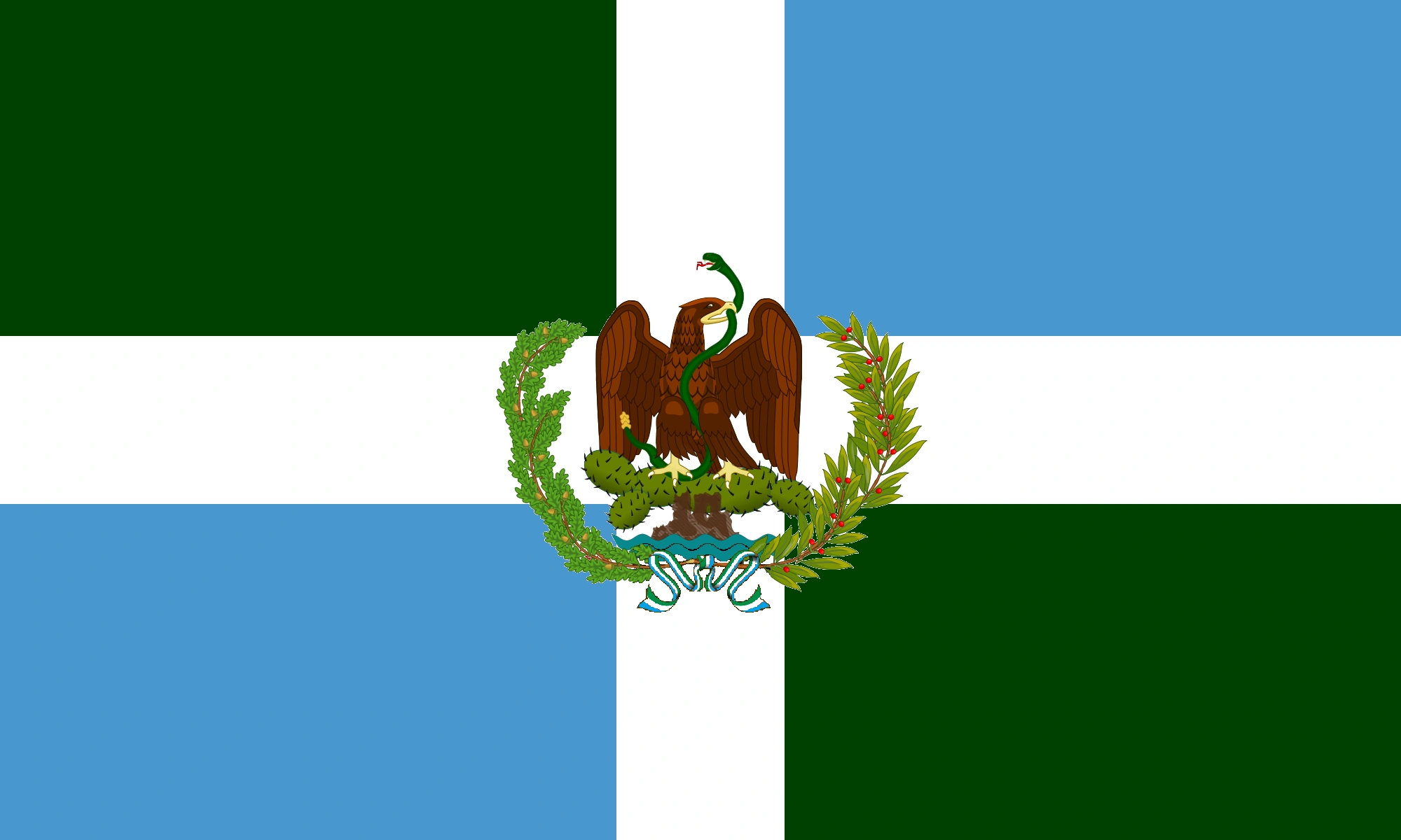 3era Bandera de Mexico 1811 MI