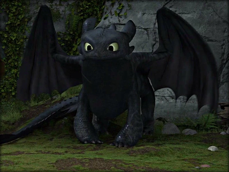 Image - Toothless standing and looking.jpg - Flutterbutter Wiki