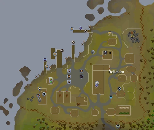 Rellekka Runescape World Map