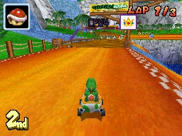 Yoshi Falls - The Mario Kart Racing Wiki - Mario Kart, Mario Kart DS ...